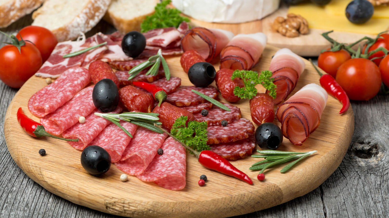Receta de la picada Iberica - Fiambre y verduras - Las recetas del chef